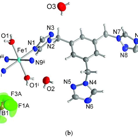 Extended Asymmetric Unit Of Compounds A 1 And B 2 50 Thermal