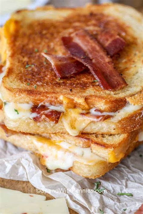 Bacon Grilled Cheese Spend With Pennies