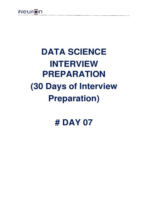 Data Science Interview Preparation 7 Pdf Time Series Autocorrelation