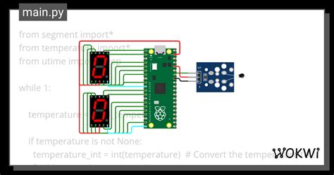 Practical Test 7segcathode Tempt Sensor Wokwi Esp32 Stm32