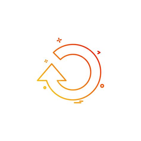 Reset Vector Hd Png Images Reset Icon Design Vector Vector Art Sign