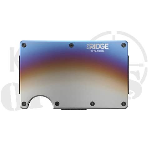 Ridge Titanium Wallet Minimalist Wallet Kenzies Optics
