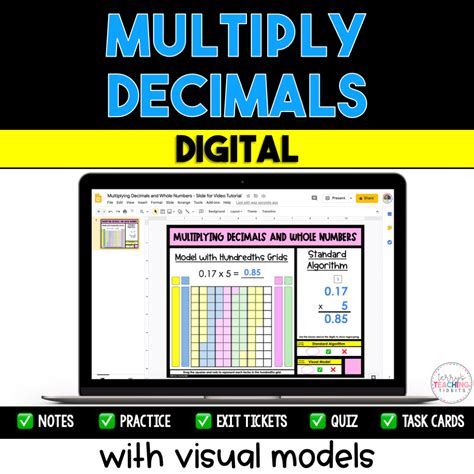 Strategies For Multiplying Decimals Terrys Teaching Tidbits Worksheets Library