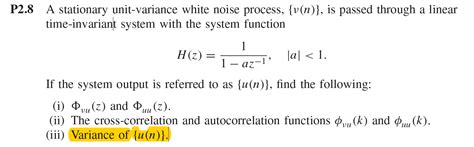 Power Spectral Density Response Of Linear System To Stochastic