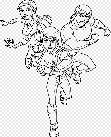 Ultimate Heatblast Coloring Pages