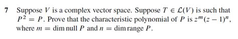 Solved Suppose V Is A Complex Vector Space Suppose T L V Chegg