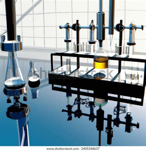 Wallpaper Design Highlighting Pristine Analytical Lab Ai Generated