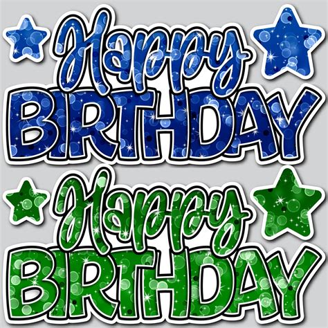 hbd shop panels bokeh blue green yard card shop