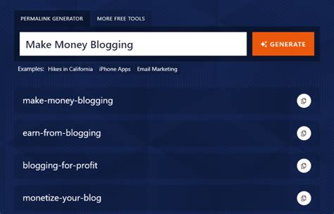 Free Permalink Generator Get Seo Friendly Urls No Login