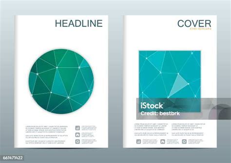 안내 책자 전단지 A4 크기에 커버 잡지에 대 한 비즈니스 템플릿 집합입니다 구조 분자 Dna 그리고 신경입니다 기하학적 추상