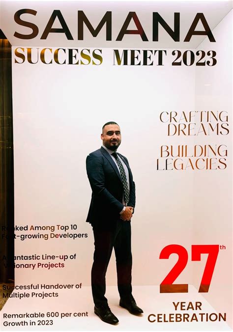 Diaa Allam Khalil On Linkedin Success Meet 2023 Samana Developers