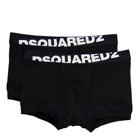 Trunk Twin Pack 001 Black From Dsquared2 Underwear