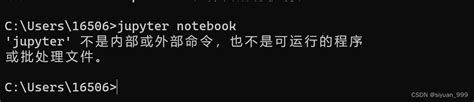 在windows环境下安装jupyter Notebookwindows Python Jupyter Notebook Csdn博客