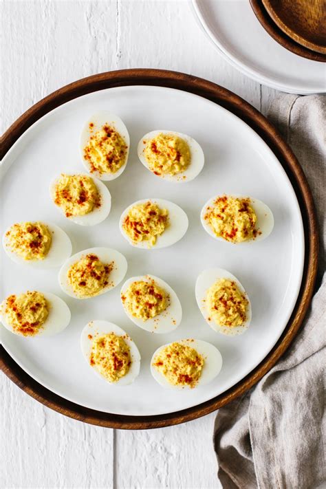 Classic Deviled Eggs The Best Deviled Eggs Recipe Downshiftology