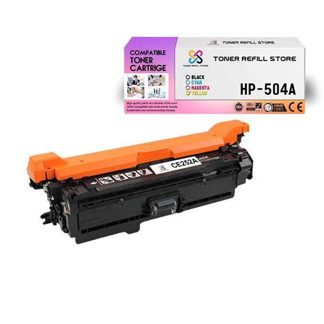 Used Trs 504a Ce252a Yellow Compatible For Hp Laserjet Cp3520 Cp3525