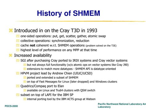 Ppt A Generalized Portable Shmem Library Powerpoint Presentation