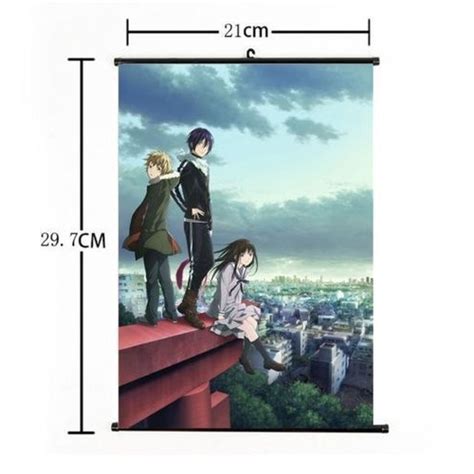 Noragami Yato Iki Hiyori Yukine Wall Scroll Home Wall Decor