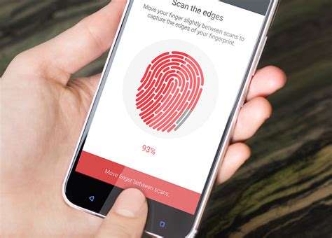 setting up the fingerprint scanner on the htc 10