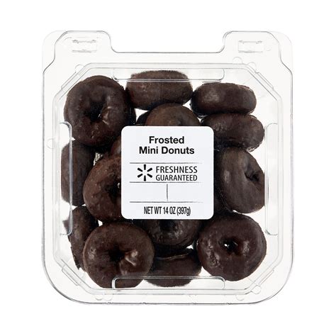 Freshness Guaranteed Chocolate Frosted Mini Donuts 14 Oz Bakery Clamshell Moist Rich Snack Freshness Guaranteed Chocolate Frosted Mini Donuts 14 Oz Bakery Clamshell Moist Rich Snack