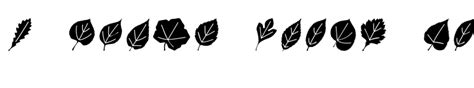 Leafassortment Regular Download For Free At Free Fonts Free Fonts