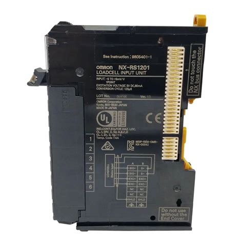 load cell input unit omron nx rs1201 screwless ip20