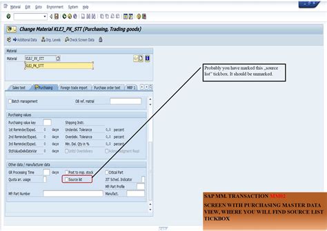 Solved Not Possible To Assign A Source Of Supply Sap Community
