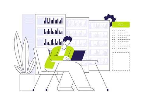 Database Programming Abstract Concept Illustration 50843062 Vector Art