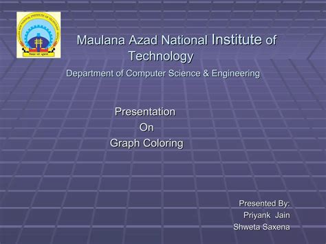 Graph Colouring PPT