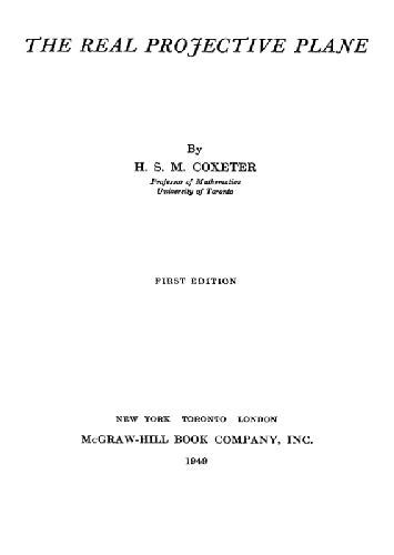 Solutions For The Real Projective Plane 1st By H S M Coxeter Book Solutions Numerade