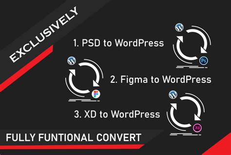 Convert Xd Psd Figma To Wordpress Website By Ahsanali1100 Fiverr