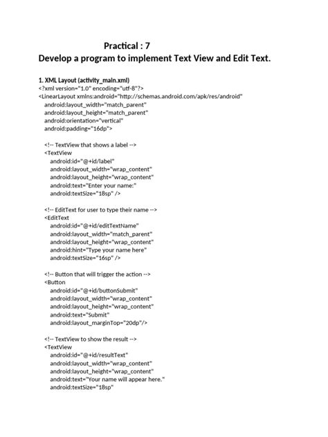 Practical 7 Pdf Android Operating System Software