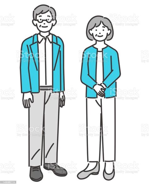 다양한 표정을 가진 시니어 커플의 벡터 일러스트 레이 션 소재 걱정 해결책 노인 커플 노인에 대한 스톡 벡터 아트 및 기타 이미지 Istock