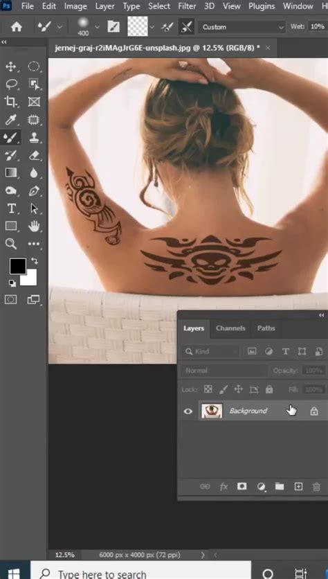 How To Remove Tattoos On Body In Photoshop Photoshop Shorts Tutorial