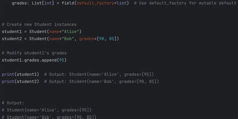 Python Trick Using Dataclasses With Fielddefaultfactory Dev