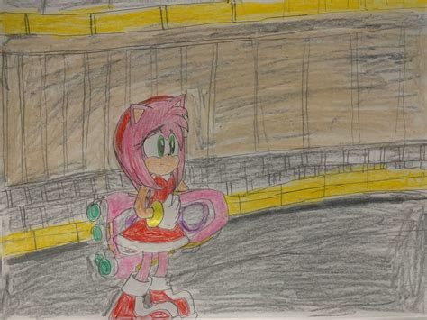 Sonic Riders Zero Gravity Amy Rose In Safe Place Sonic The