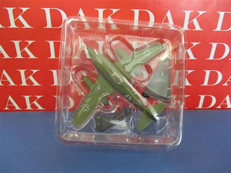Die Cast 1100 Modellino Aereo Aircraft Messerschmitt Me 262 A Red X