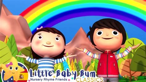 Canciones Infantiles Canción De Arco Iris Dibujos Animados Little