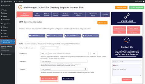 ldap active directory login for intranet sites