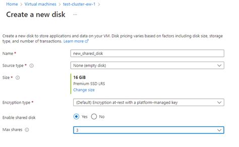difficulty enabling shared disk microsoft qanda