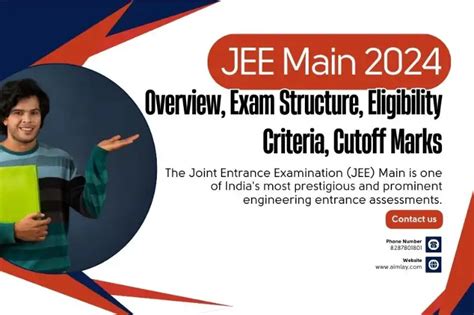 JEE Main Overview Exam Structure Eligibility Cutoff Marks