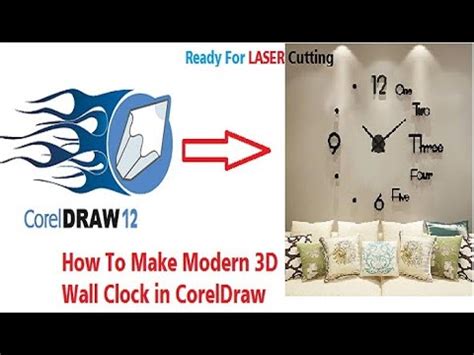D Wall Clock Making In CorelDraw CorelDraw Tutorial Part CorelDraw Urdu Design Coreldraw