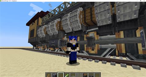 Made A Large Train Engine Wiþ Steam N Rails R Createmod