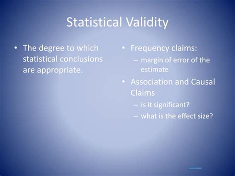 Ppt The Four Validities Powerpoint Presentation Free Download Id960828