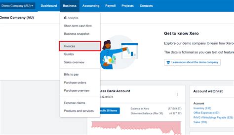 Xero Invoice Reminders Mkg Partners