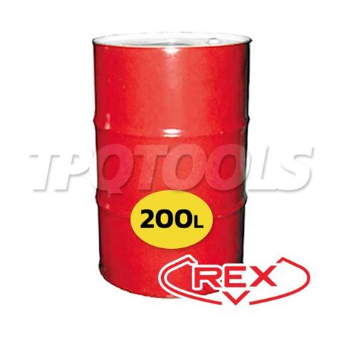 186611 246 R น้ำมันต๊าปเกลียว 200 ลิตร สีแดง Rex Thread Cutting Oil สำหรับท่อมาตรฐาน Tpqtools