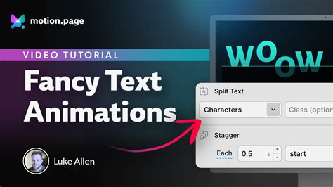 Create Epic Text Animations In Wordpress Using Motion Page Motion Page