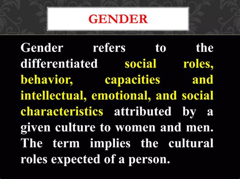 Basic Gender Sensitivity Training Pptx