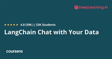 LangChain Chat With Your Data Short Course Coursera