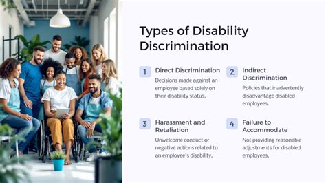 4 Types Of Disability Discrimination In The Workplace