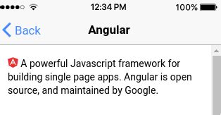 Ionic Framework How To Disable The Back Button On A Pushed Page